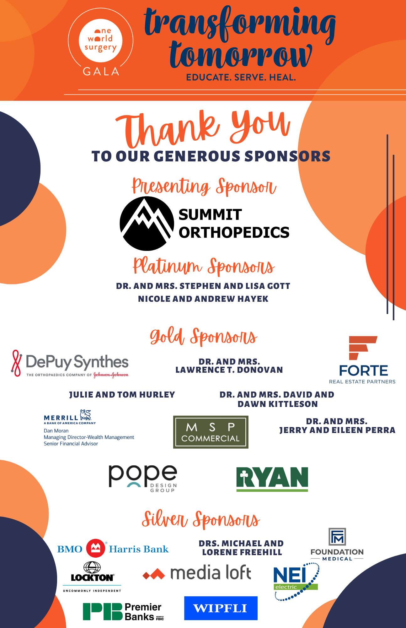 Gala Sponsor Poster (3) - One World Surgery