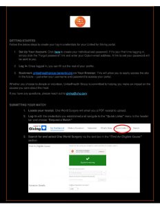 UHG Match Instructions_Optum - One World Surgery